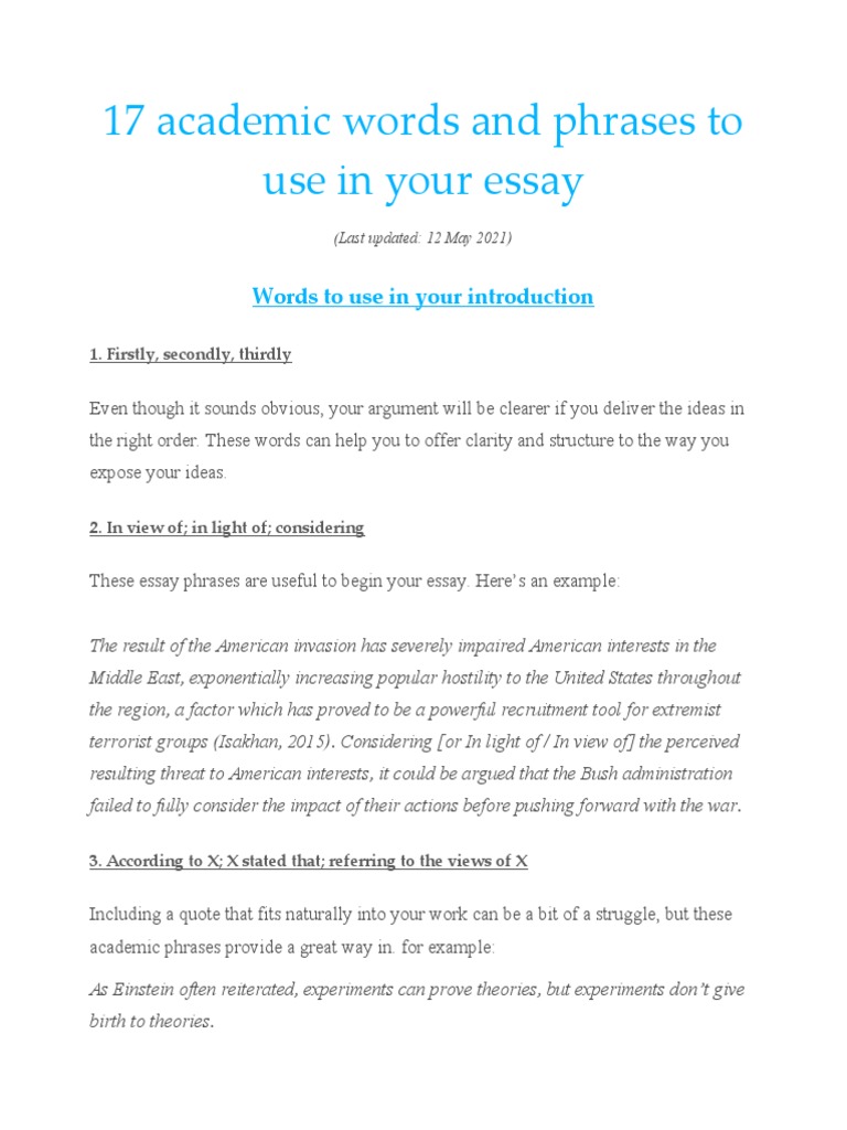 Academic Essay Writing Tips | PDF | Essays | Argument