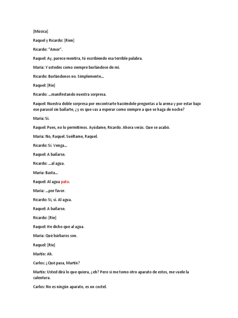 Conversaciones en un Balneario | PDF | Rachel