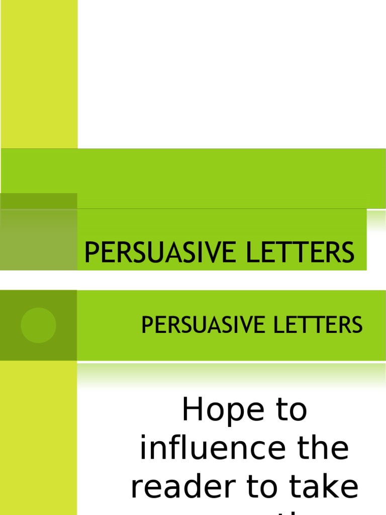 CHP5 - Persuasive Letters | PDF | Persuasion | Email