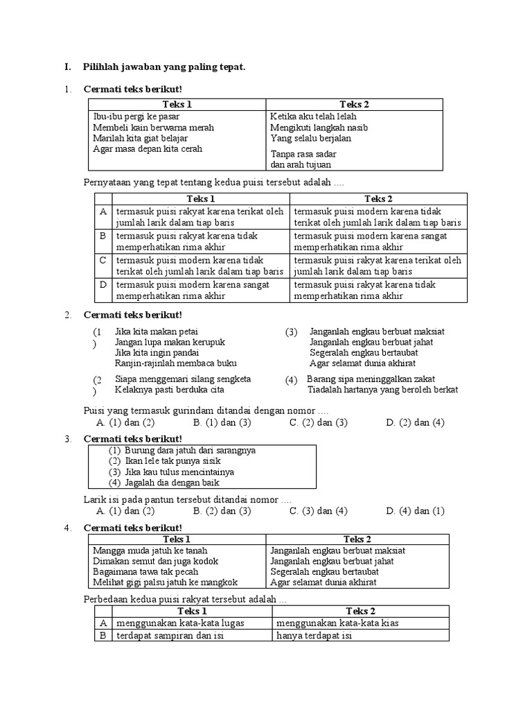 Latihan Soal Pat 2022 | PDF
