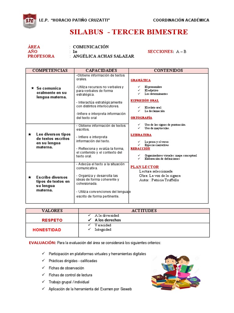Silabus | PDF | Comunicación | Cognición