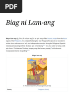 The Main Characters in The Epic Biag Ni Lam-Ang and Their Symbolic ...