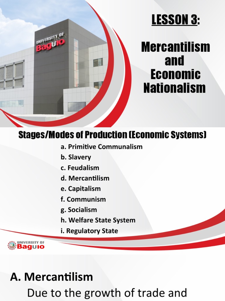 Mercantilism and Economic Nationalism | PDF | Mercantilism | Protectionism