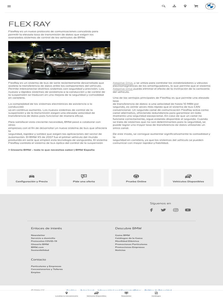 Flex Ray | PDF | BMW | Vehículo de motor