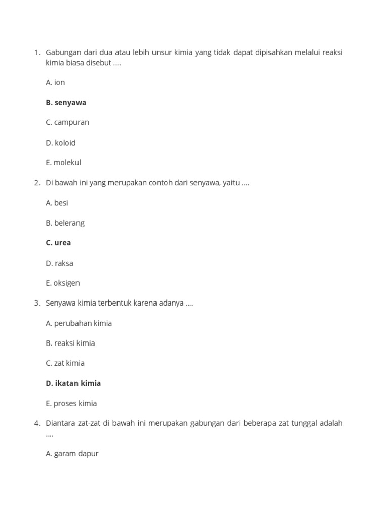 Soal Pts Kimia | PDF | Metode & Bahan Ajar | Teknologi & Rekayasa