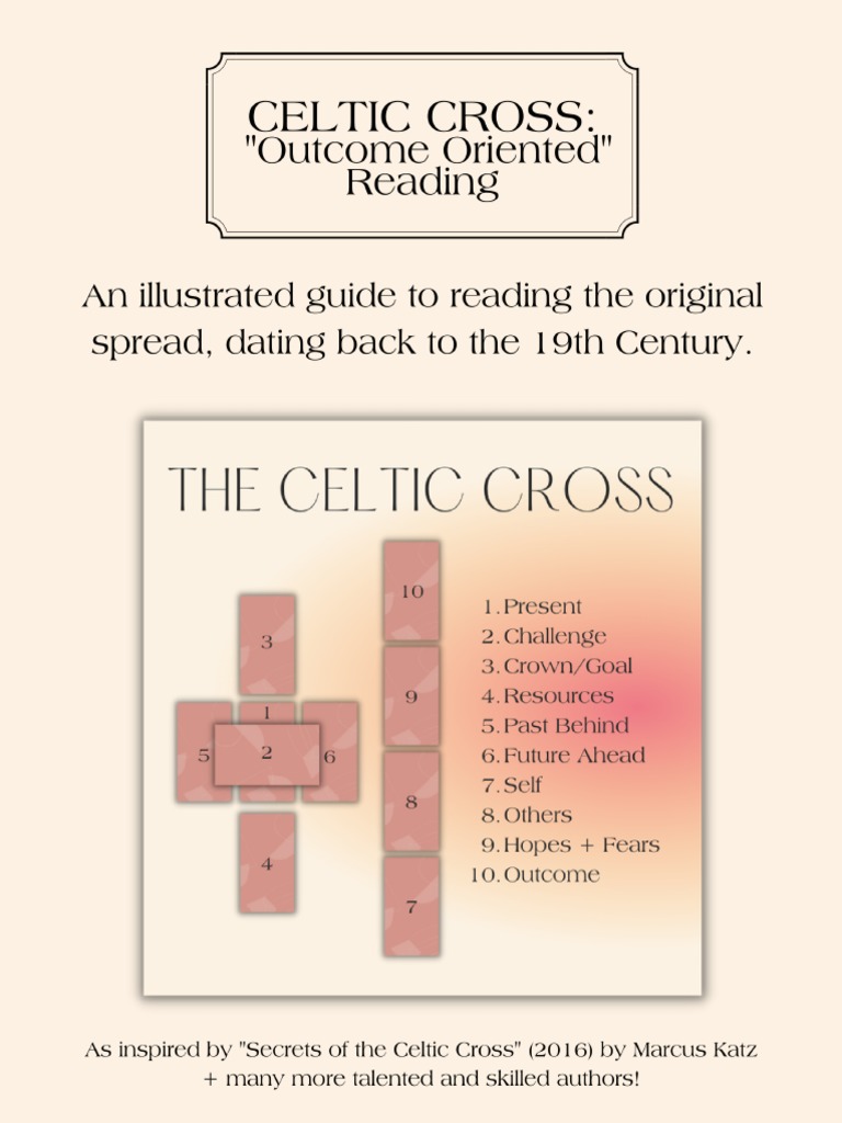 Celtic Cross Illustrated Guide (Outcome Oriented Reading) | PDF