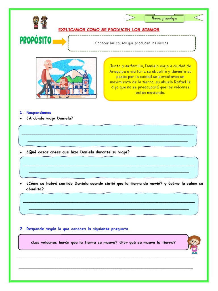 Ficha D3 Cyt Explicamos Porque Se Producen Los Sismos | PDF | Temblores ... Ficha D3 Cyt Explicamos Porque Se Producen Los Sismos | PDF | Temblores ...