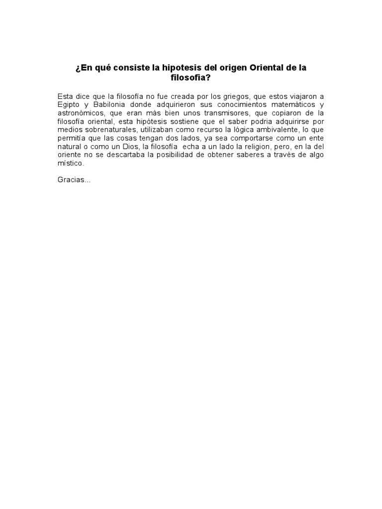 Filosofía Del Oriente | PDF