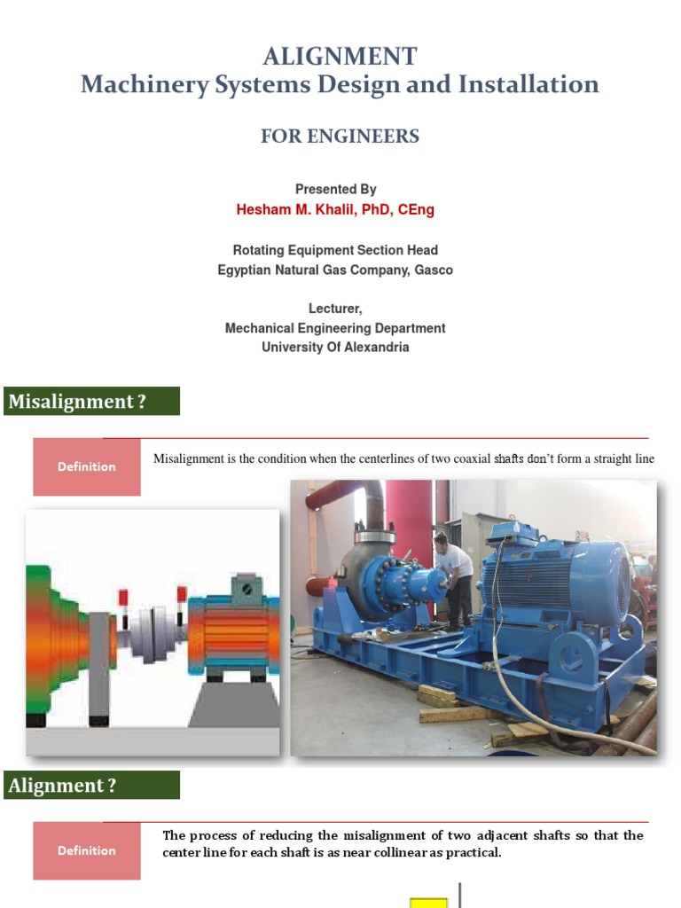 Alignment For Engineers - OGS | PDF | Tools | Machines