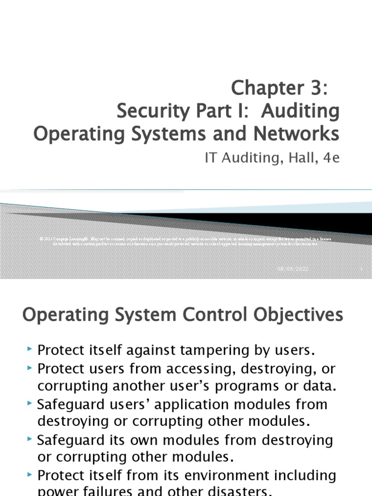 Security Part I Auditing Operating Systems and Networks | PDF | Computer Network | Internet