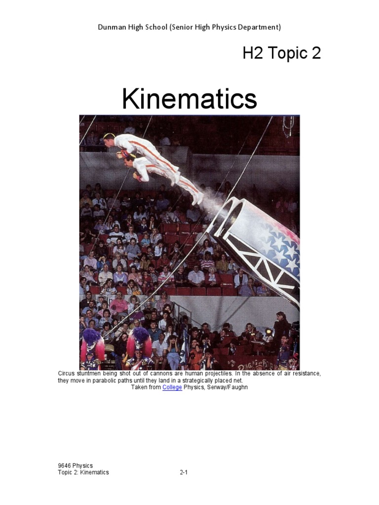Kinematics: Motion in Physics Explained | PDF | Velocity | Acceleration