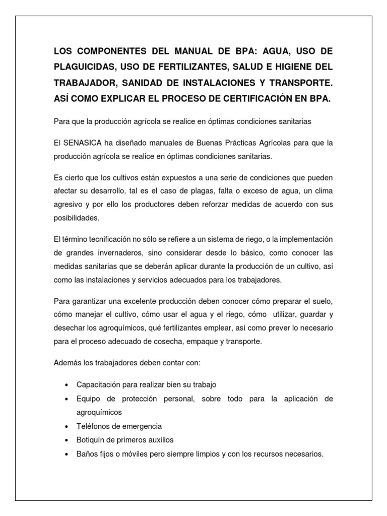 ACT.02.03.01. Buenas Prácticas Agrícolas (BPA) .-MARIA DE LOS ANGELES GOMEZ PEREZ-10-ASP | PDF ...