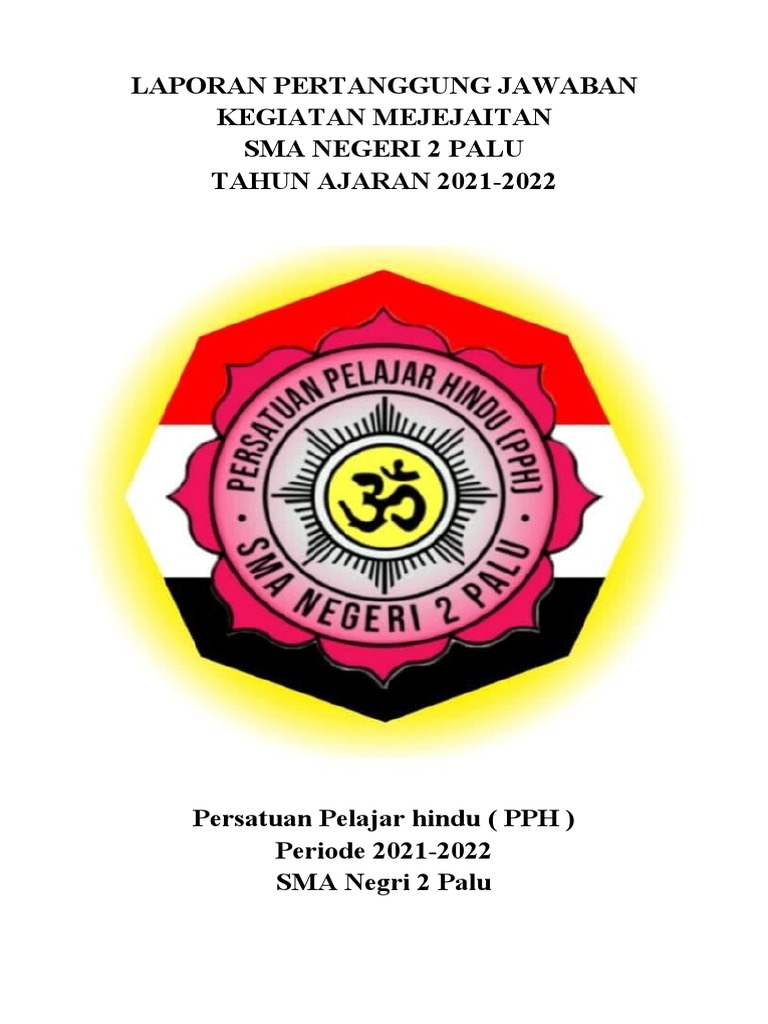 Laporan Pertanggung Jawaban PPH Jyoti (New) | PDF