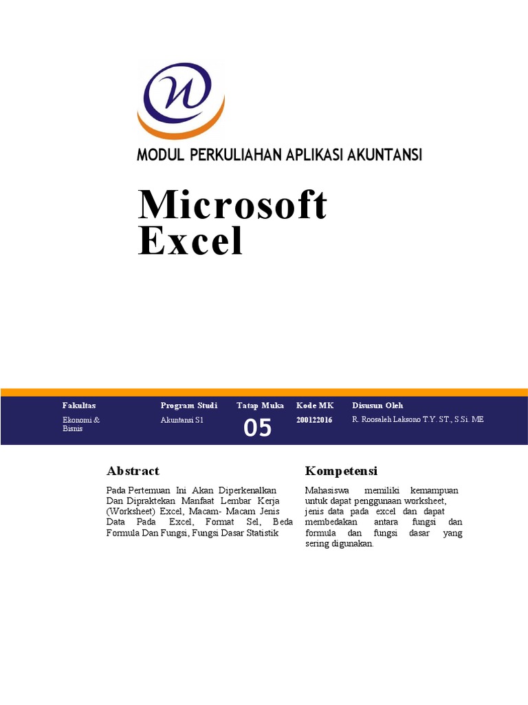 Panduan Excel untuk Akuntansi | PDF | Komputer