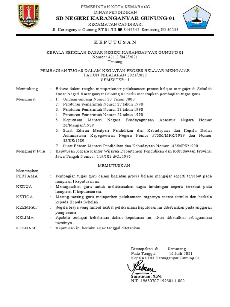 SKBM Semester 1 2021 - 2022 | PDF