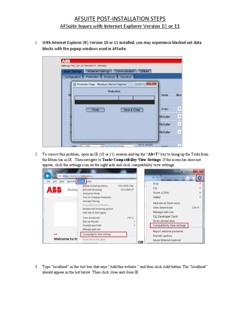 AFSuite Post-Installation Steps | PDF | Technology & Engineering