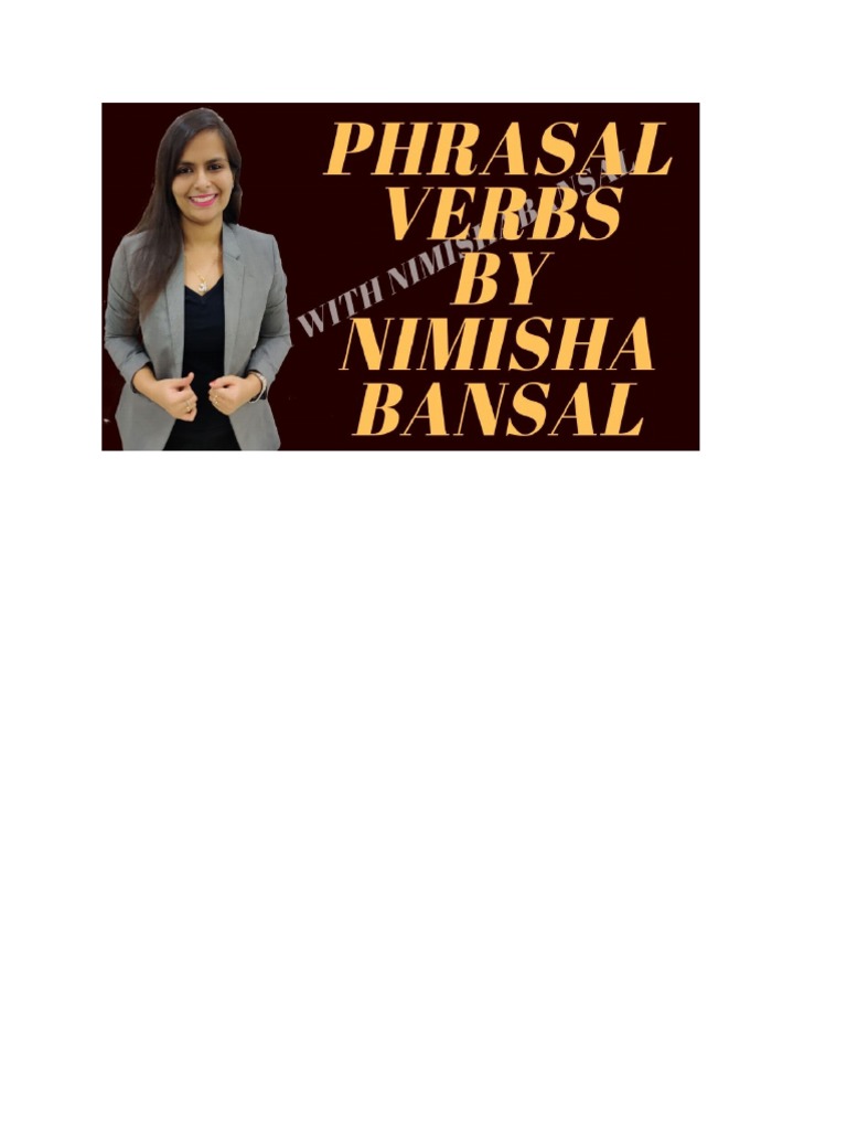 Phrasal Verbs Pdf