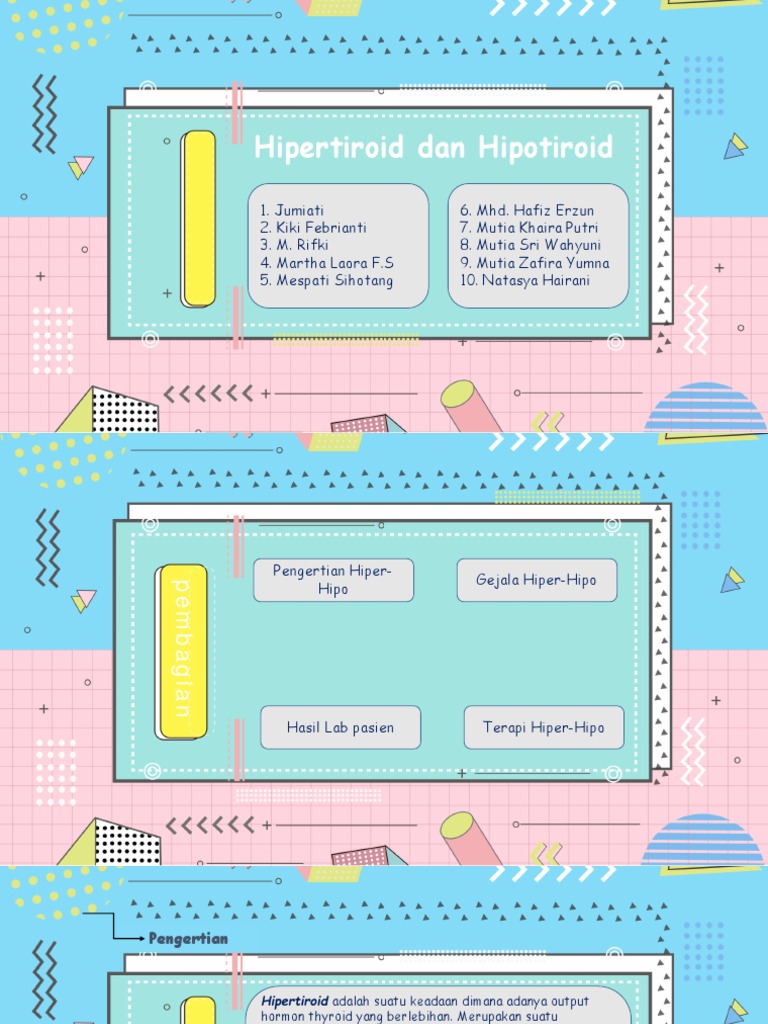 Patofisiologi Hipertiroid Dan Hipotiroid K3 | PDF