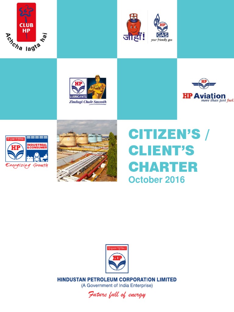 HPCL Citizens Charter | PDF | Liquefied Petroleum Gas | Gasoline