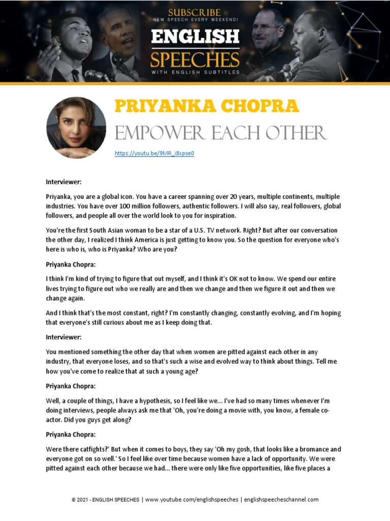 PDF Transcript - Priyanka Chopra | PDF | Artificial Intelligence ...