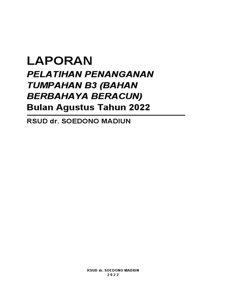 Laporan b3 | PDF