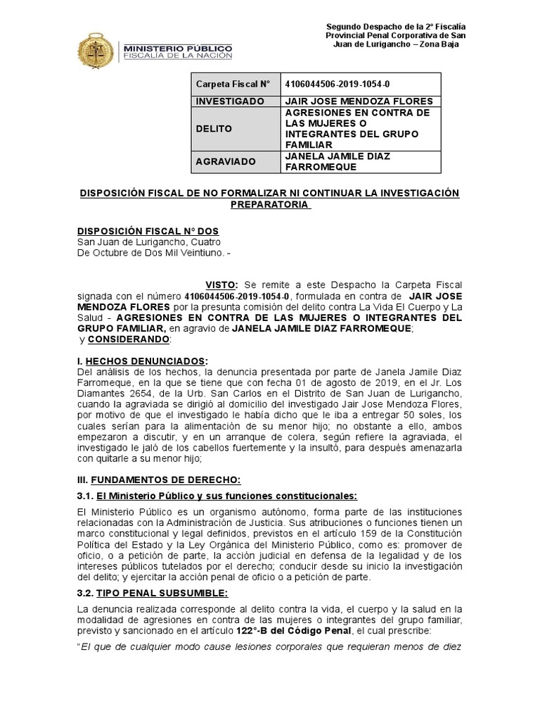 Falta de Interes | PDF | Derecho penal | Principios éticos