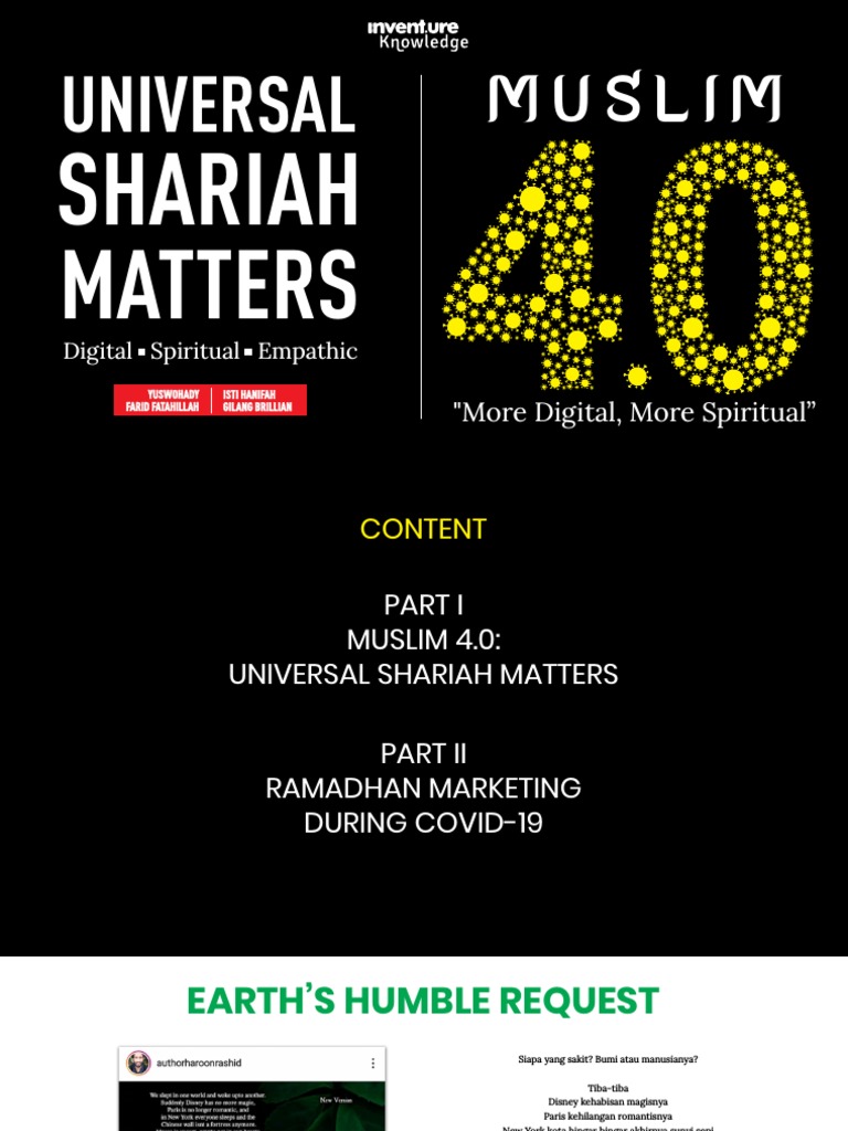 Muslim 4.0: Solusi Digital dan Spiritual | PDF
