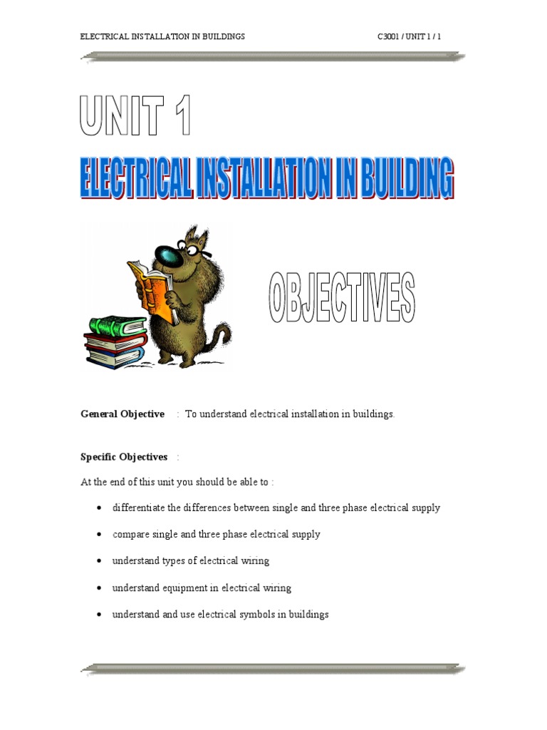 Electrical Installation in Building (Politeknik) | PDF | Electrical ...
