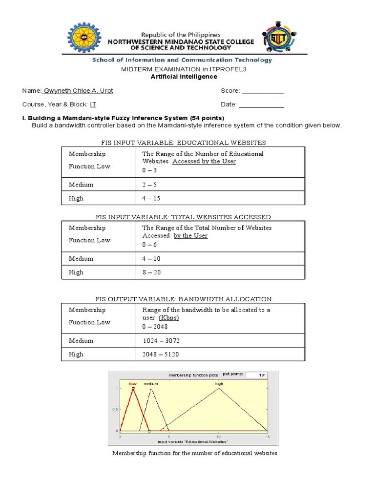IT Prof Elective 3-Final-Exam 2 | PDF | Fuzzy Logic | Systems Science
