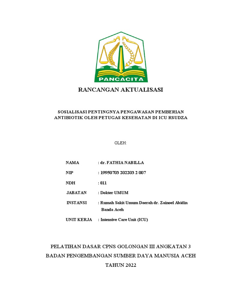 Rancangan Aktualisasi - Fathia Nabilla | PDF