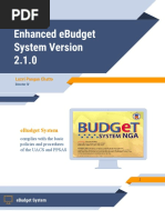 eBudget System for LGUs Guide | PDF | Budget | Computing