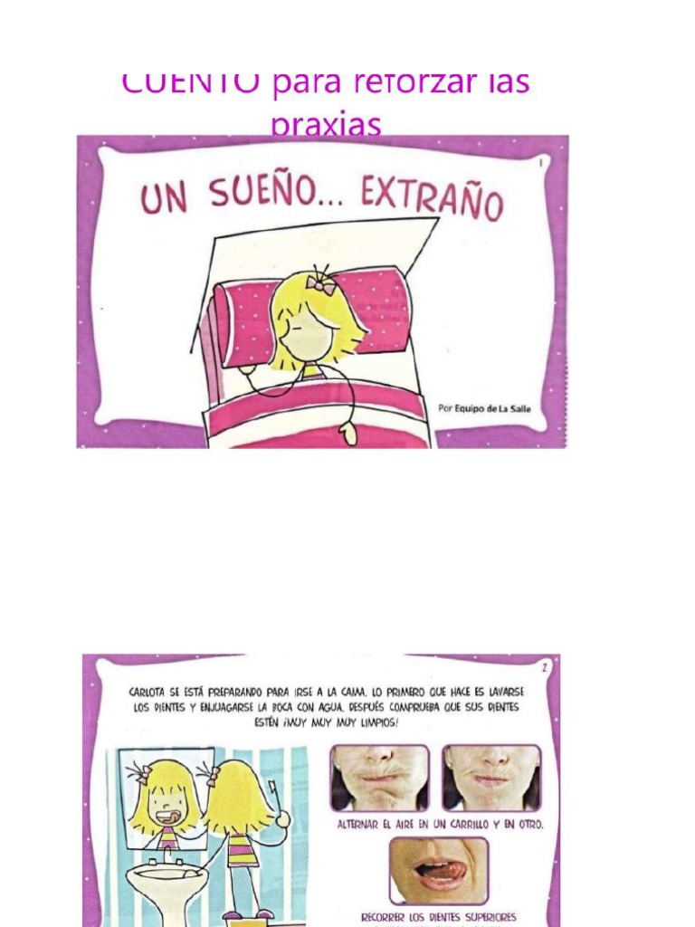 UN SUEÑO EXTRAÑO - Cuento para Trabajar Las Praxias | PDF