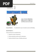 Building Maintenance Lecture Notes | PDF | Lease | Leasehold Estate
