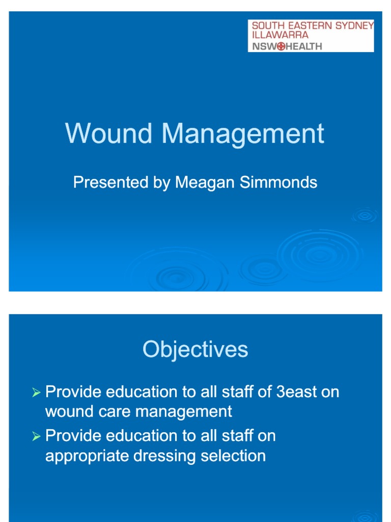 Wound Care Education for Staff | PDF