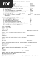 Time Calculation Practice Sums and Question Bank | PDF | Longitude | Tide