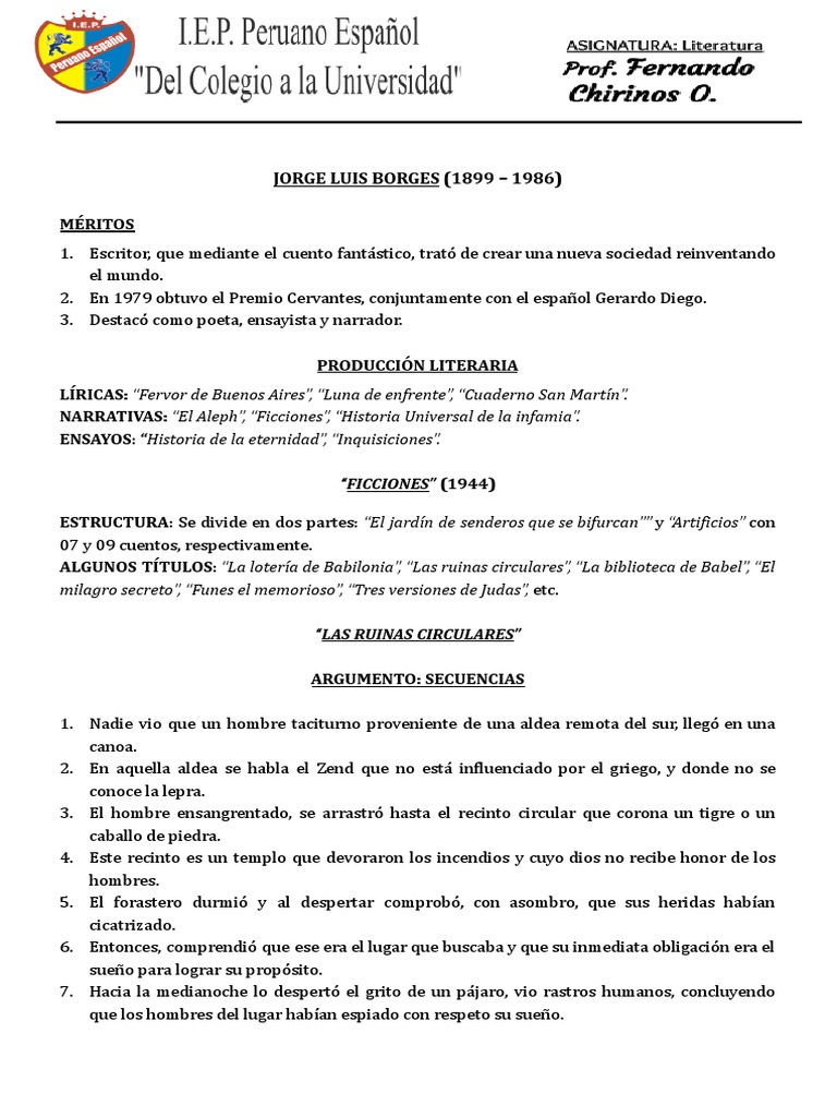 Jorge Luis Borges | PDF