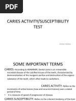 Caries Activity Tests | PDF | Saliva | Dentistry
