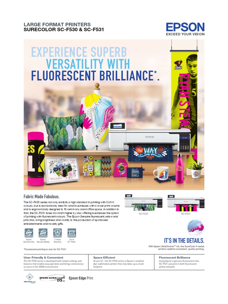 Epson SC-F530_SC-F531 (Updated2) | PDF | Printer (Computing) | Office ...