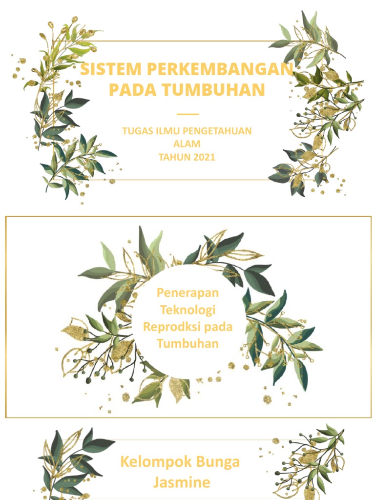 Ipa Kelompok Bunga Jasmine | PDF