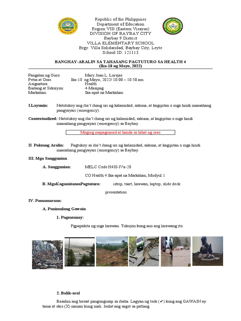 Cot Health 4 q4 | PDF