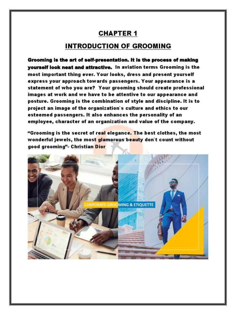 Grooming Module | PDF | Body Mass Index | Hygiene