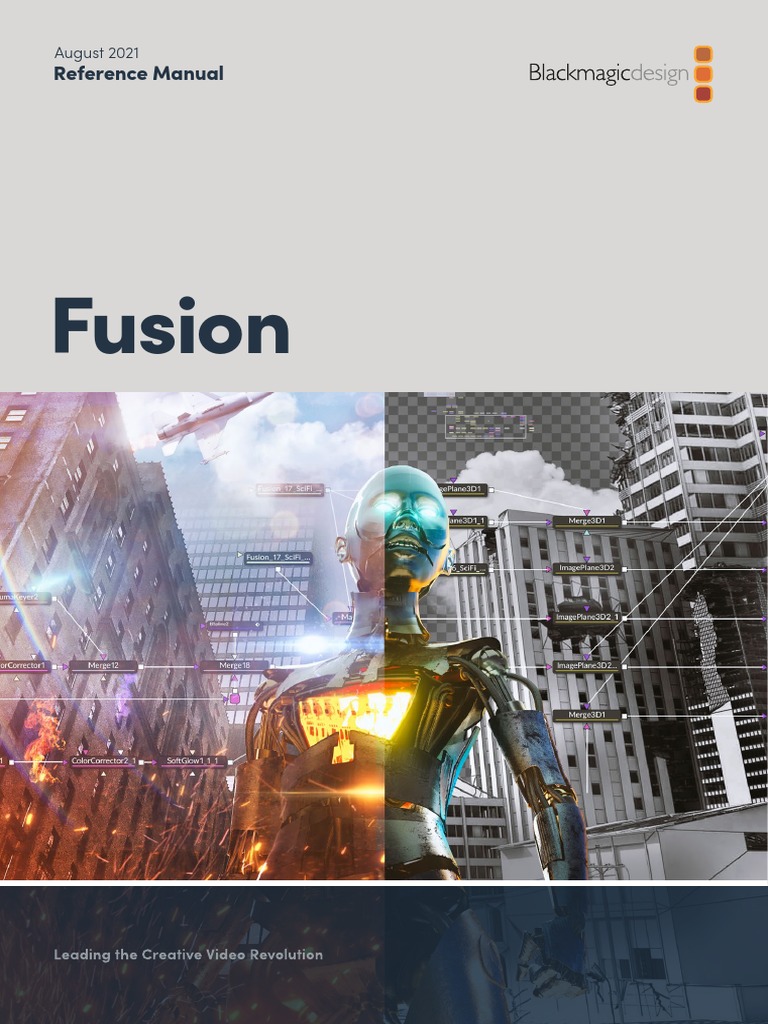 Fusion 17 Manual | Download Free PDF | 3 D Computer Graphics | 3 D Film