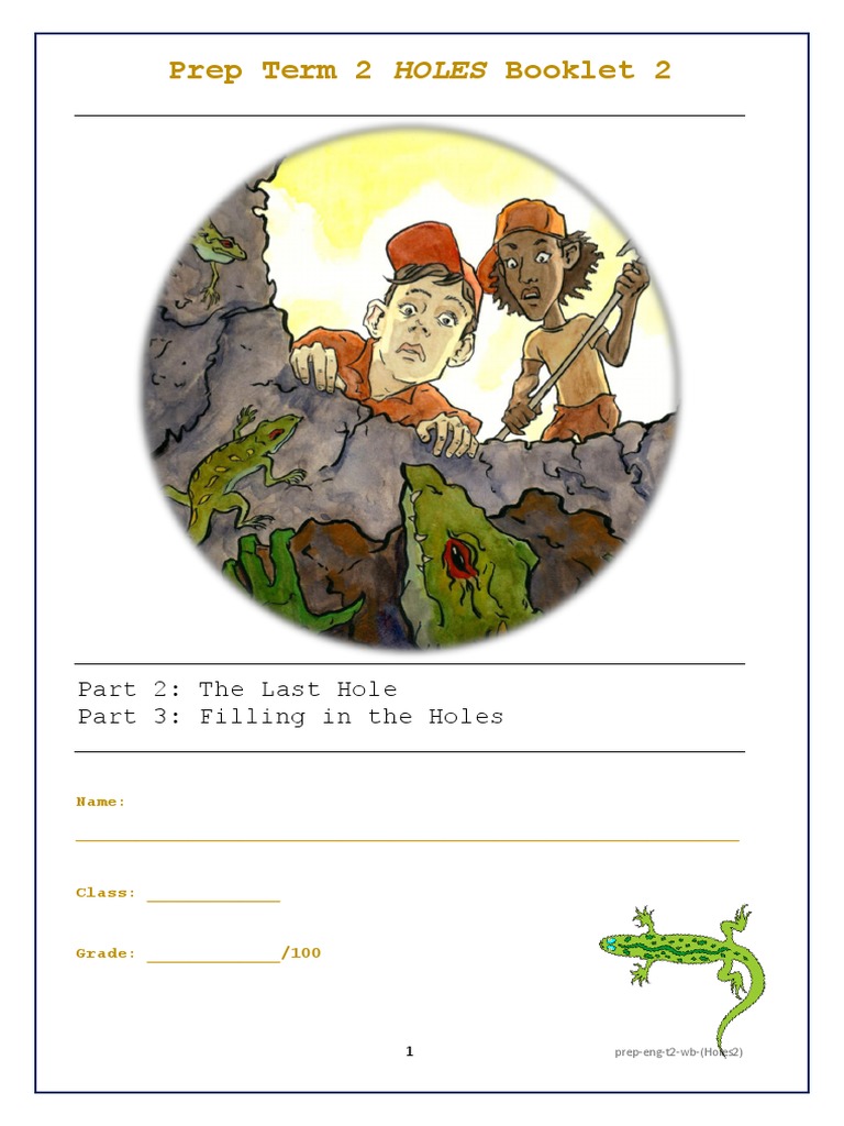 Holes Workbook: Part 2 Activities | PDF