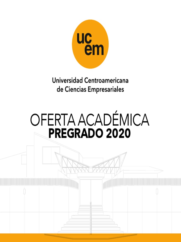 FOLLETO DE OFERTA ACADÉMICA de PREGRADO 2020 - UCEM | PDF | Farmacéutico | Farmacia