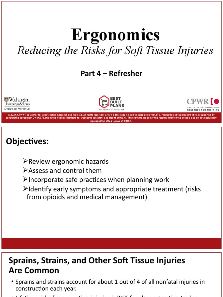 NR 17 BBP Ergonomics Training Program Part4 | PDF | Clinical Medicine ...