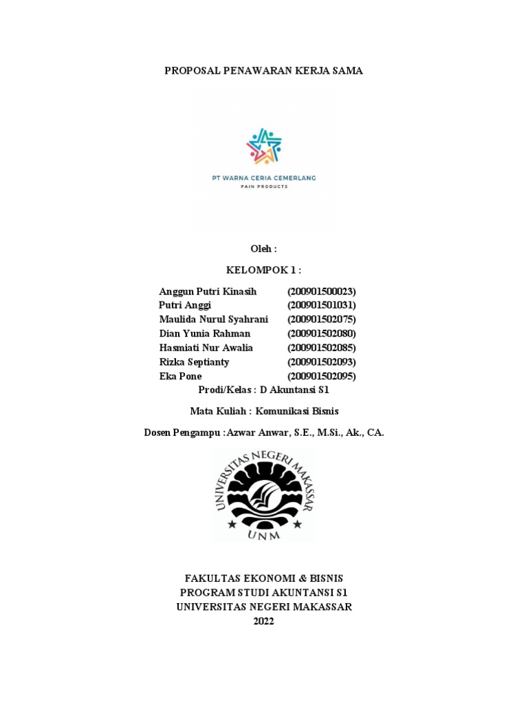 Proposal Penawaran Kerja Sama | PDF