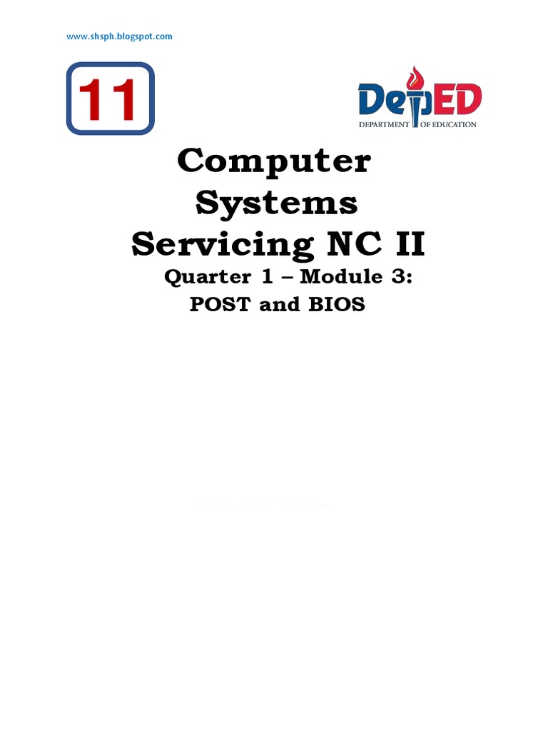 CSS G11 Module 3 Q1 | PDF | Bios | Booting