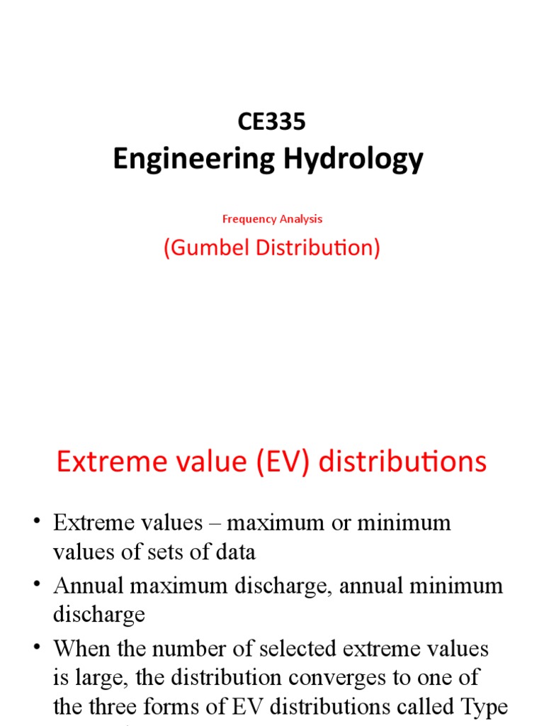 8-C-Frequency Analysis - Gumbel Distribution | PDF | Teaching Methods ...