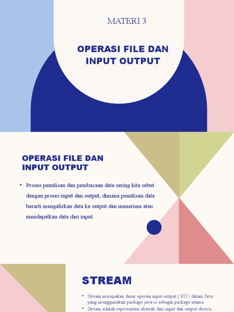 Mat3 - Operasi File Dan Input Output | PDF