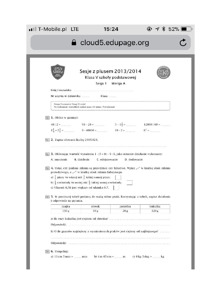 Sesja Z Plusem | PDF